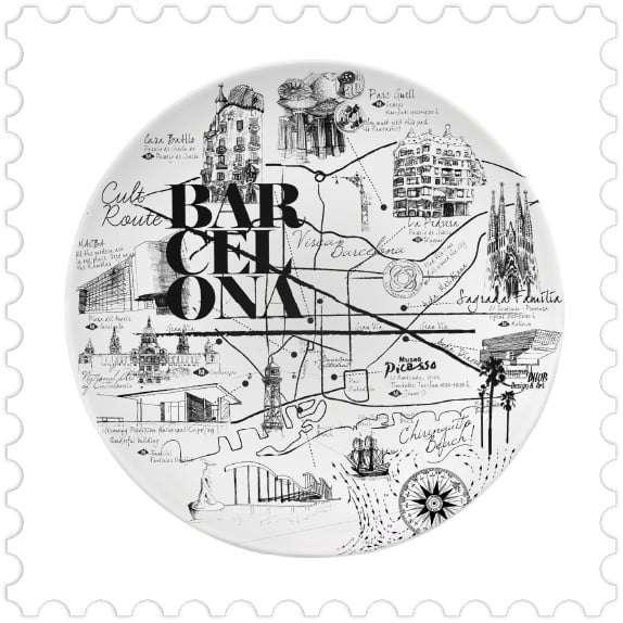 Barcelona Plate - B de Barcelona